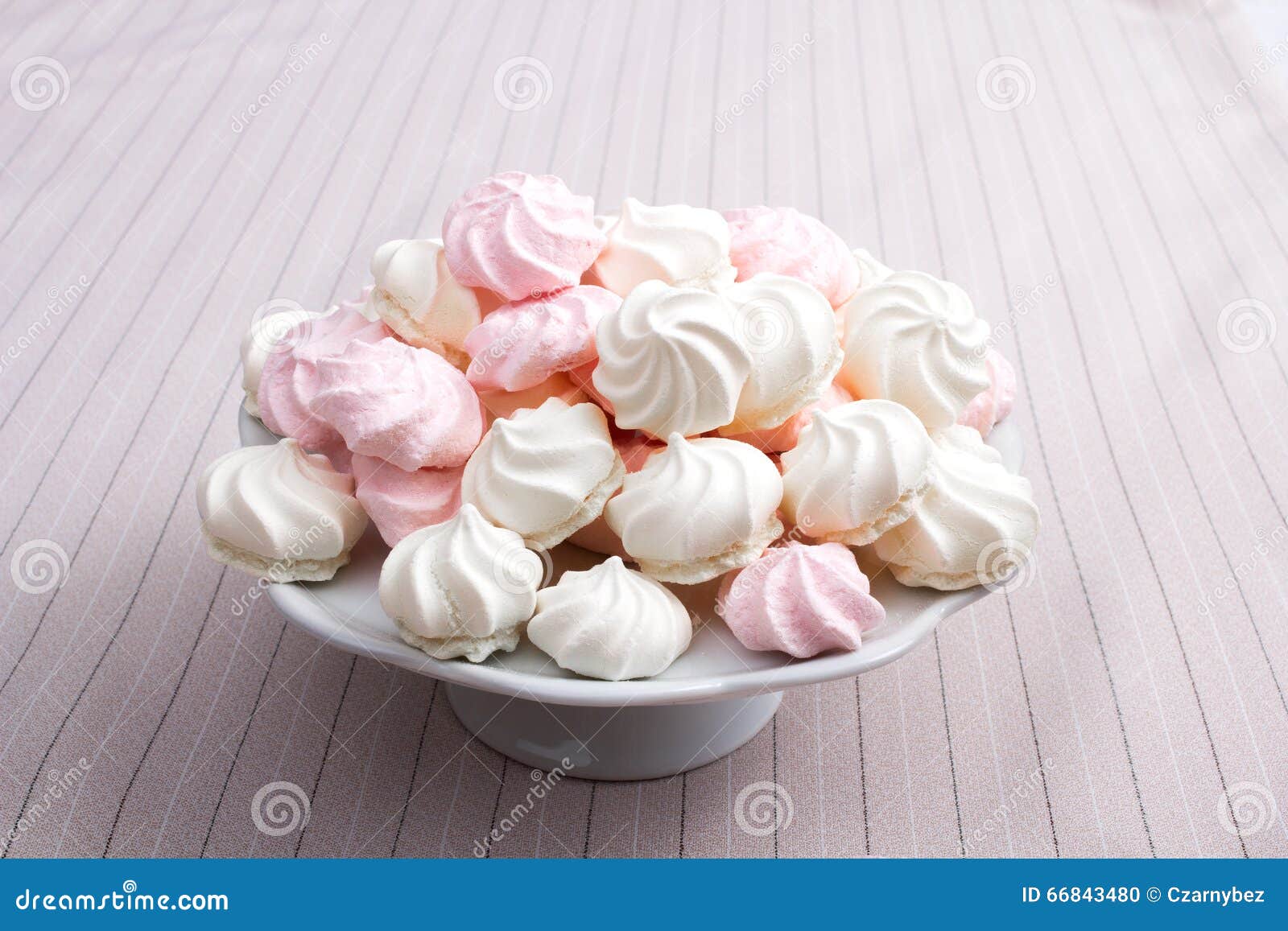 Small spiral meringues stock photo. Image of cookie, cake - 66843480
