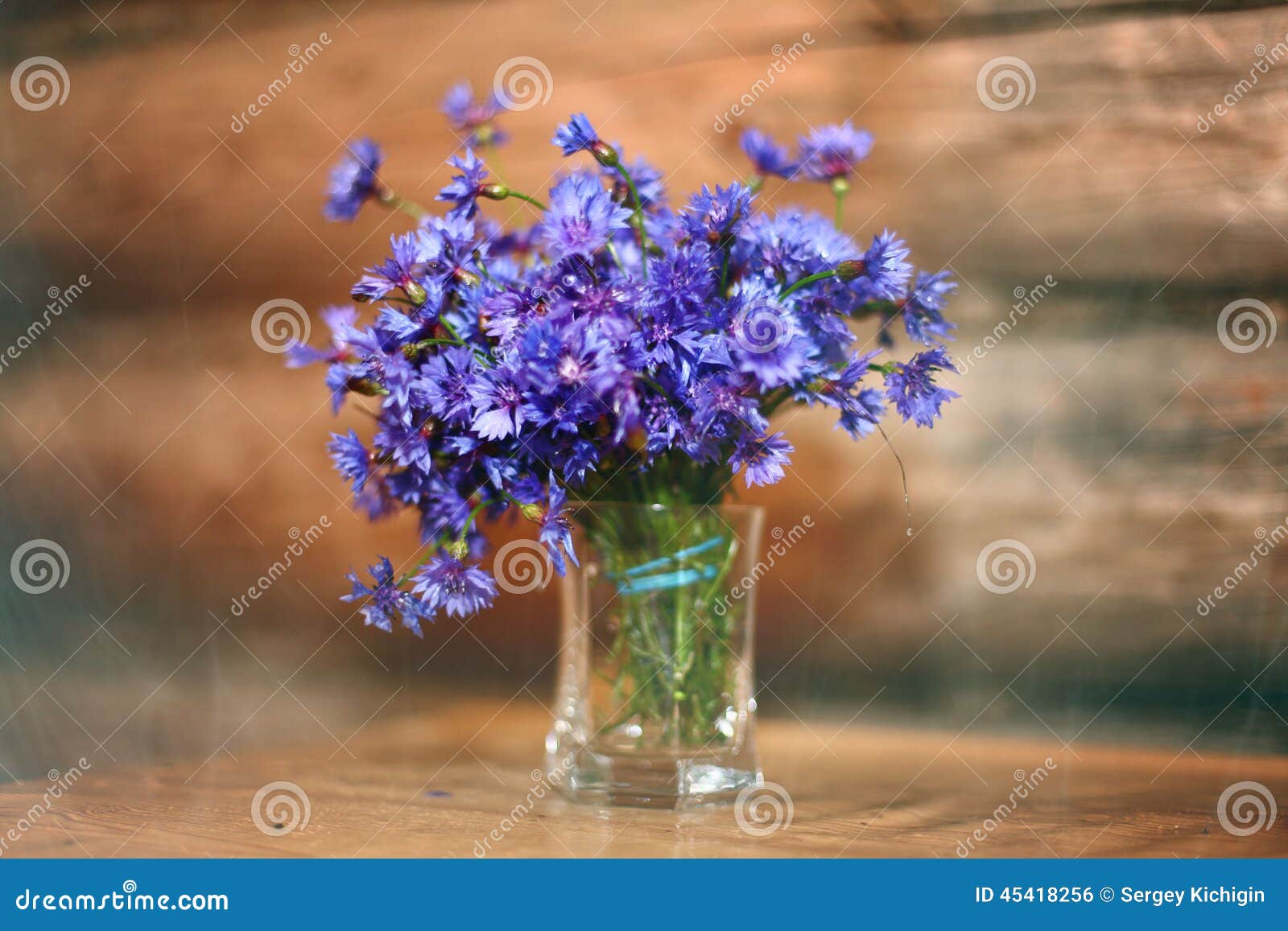 Small Spring Flowers Boquet Glass Stock Photo - Image of freshness ...