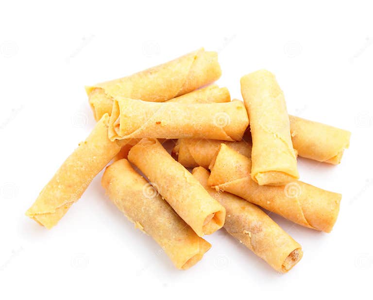 Small spring roll stock photo. Image of delicious, mini - 23681582