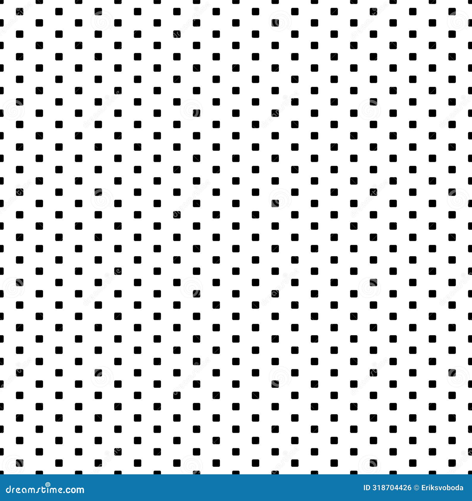 Small Square Arranged in Order through One on White Background ...