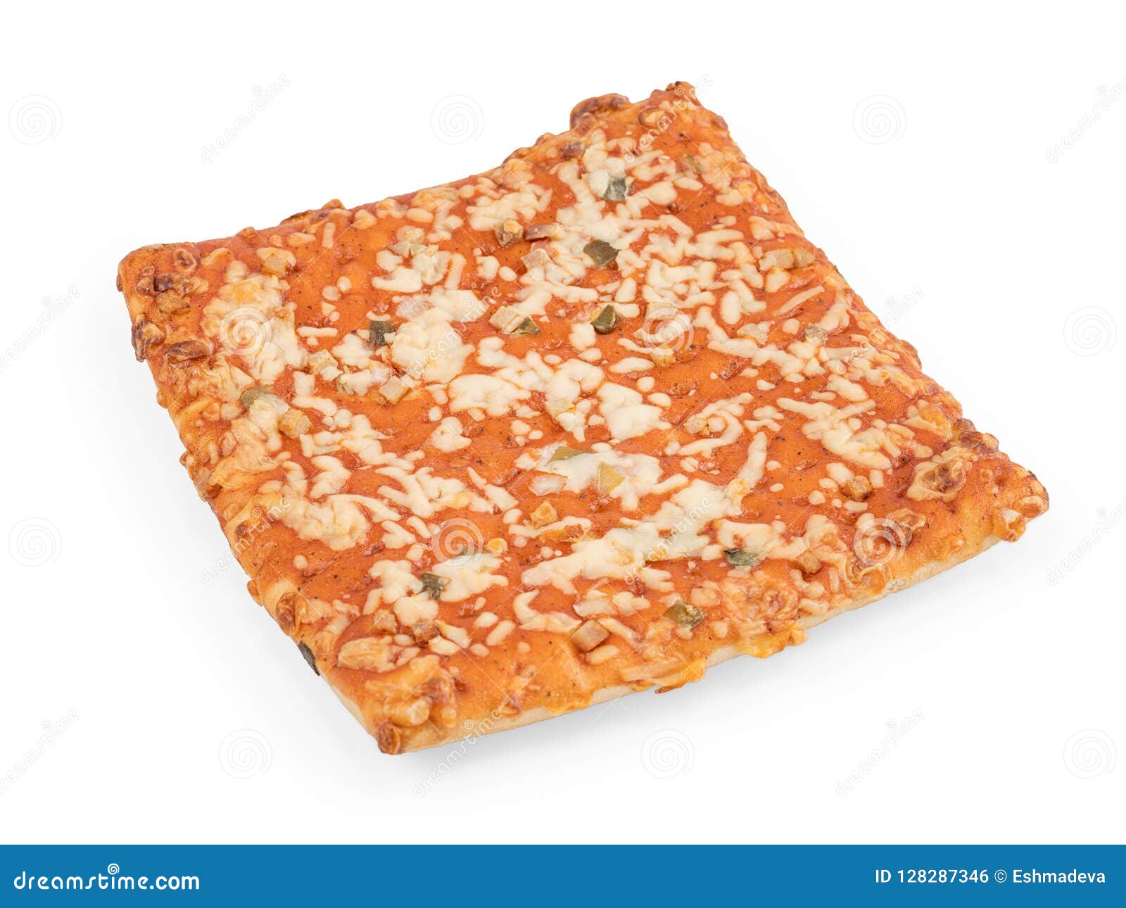 Square Pizza With Vegetables Ready To Be Cooked Royalty-Free Stock ...