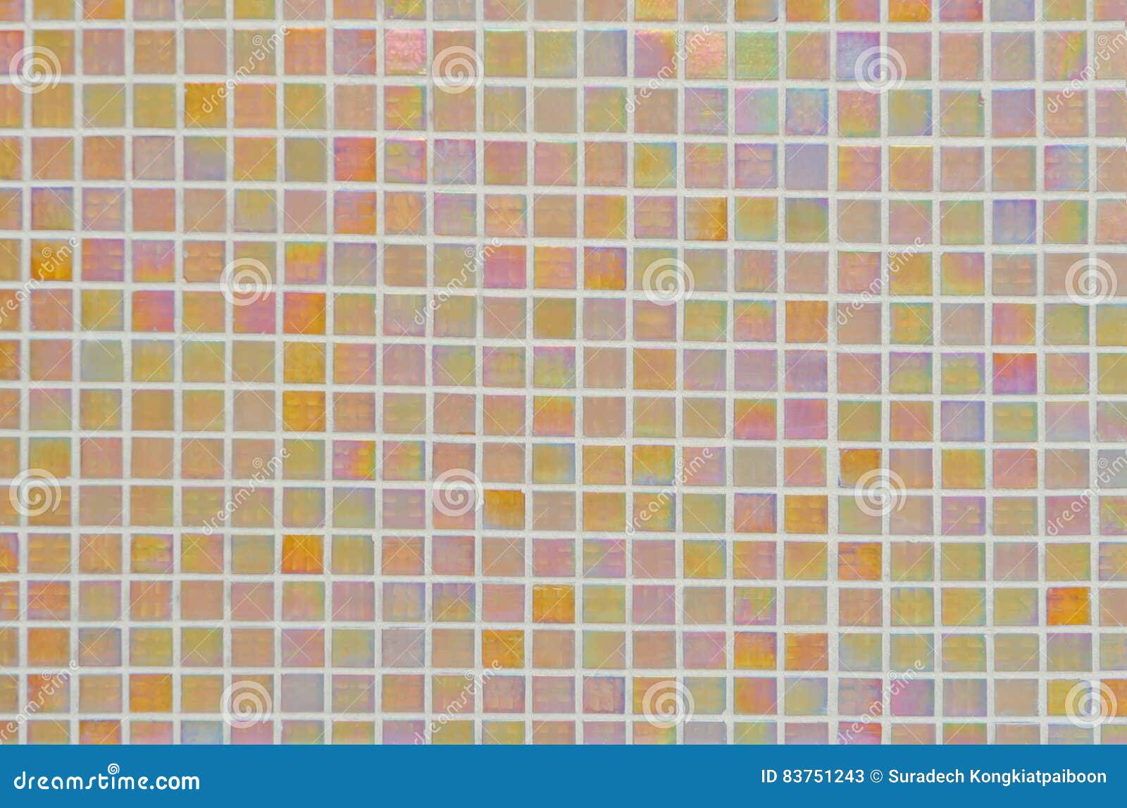 Small Square Tile Colorful Texture on the Wall for Graphic Background ...