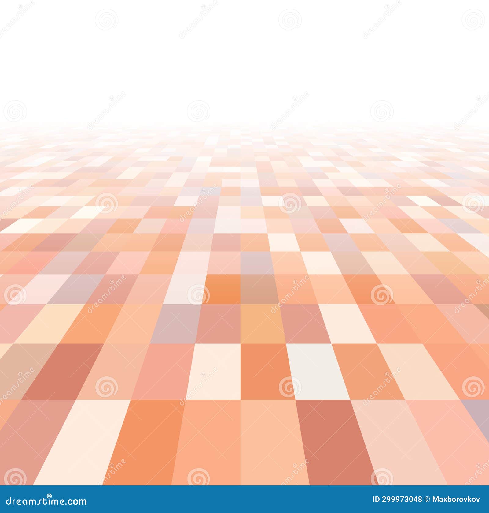 Small Squares Perspective Geometric Pattern Polygonal Trendy Peach Fuzz ...