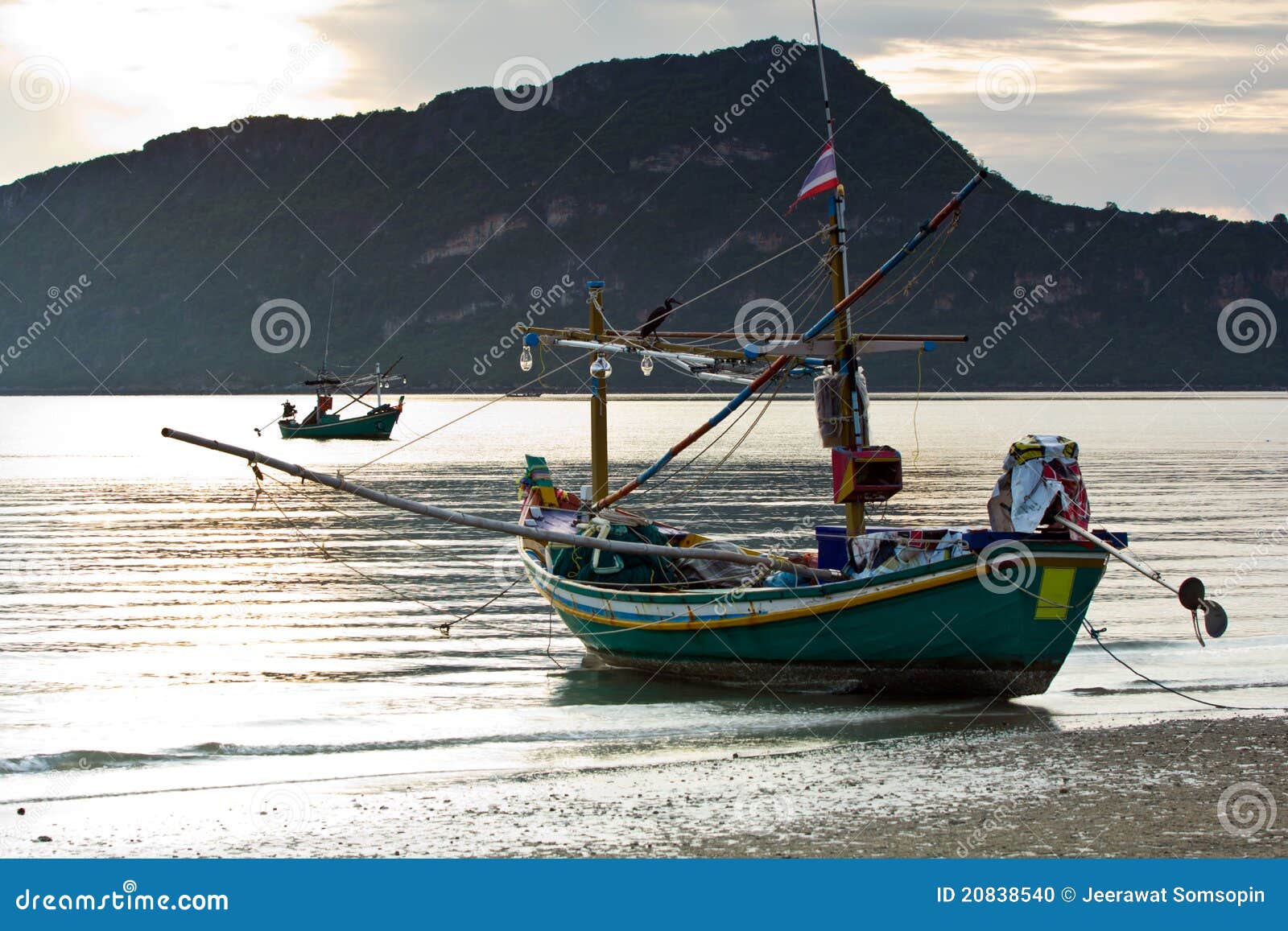 Squid Fishing Boats At Yobuko Port Located On The Higashi Matsuura ...
