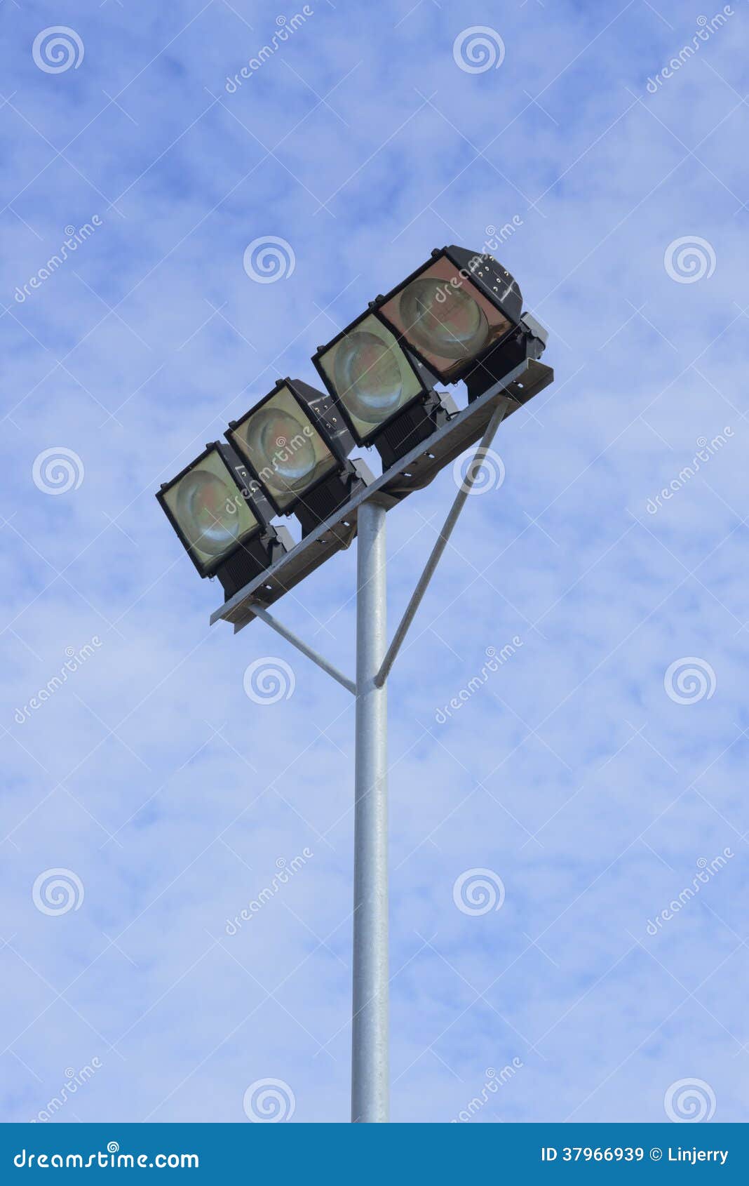 Small Stadium Lights stock image. Image of spotlight - 37966939