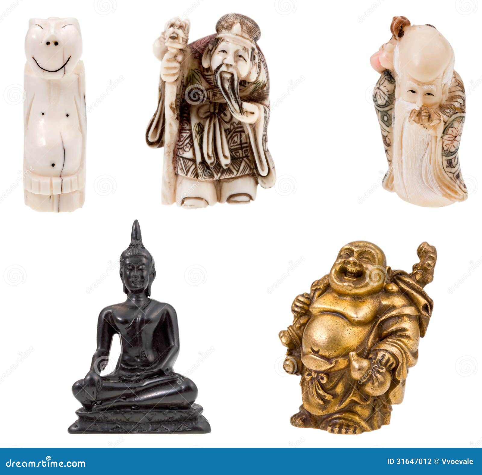 Small statuettes stock photo. Image of figurine, ancient - 31647012