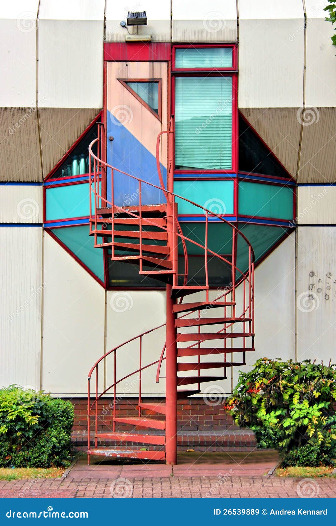 Small Steel Spiral Staircase Stock Image - Image of inside, interior ...