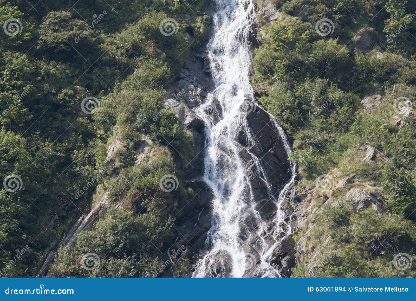 Small but steep waterfall stock photo. Image of walls - 63061894