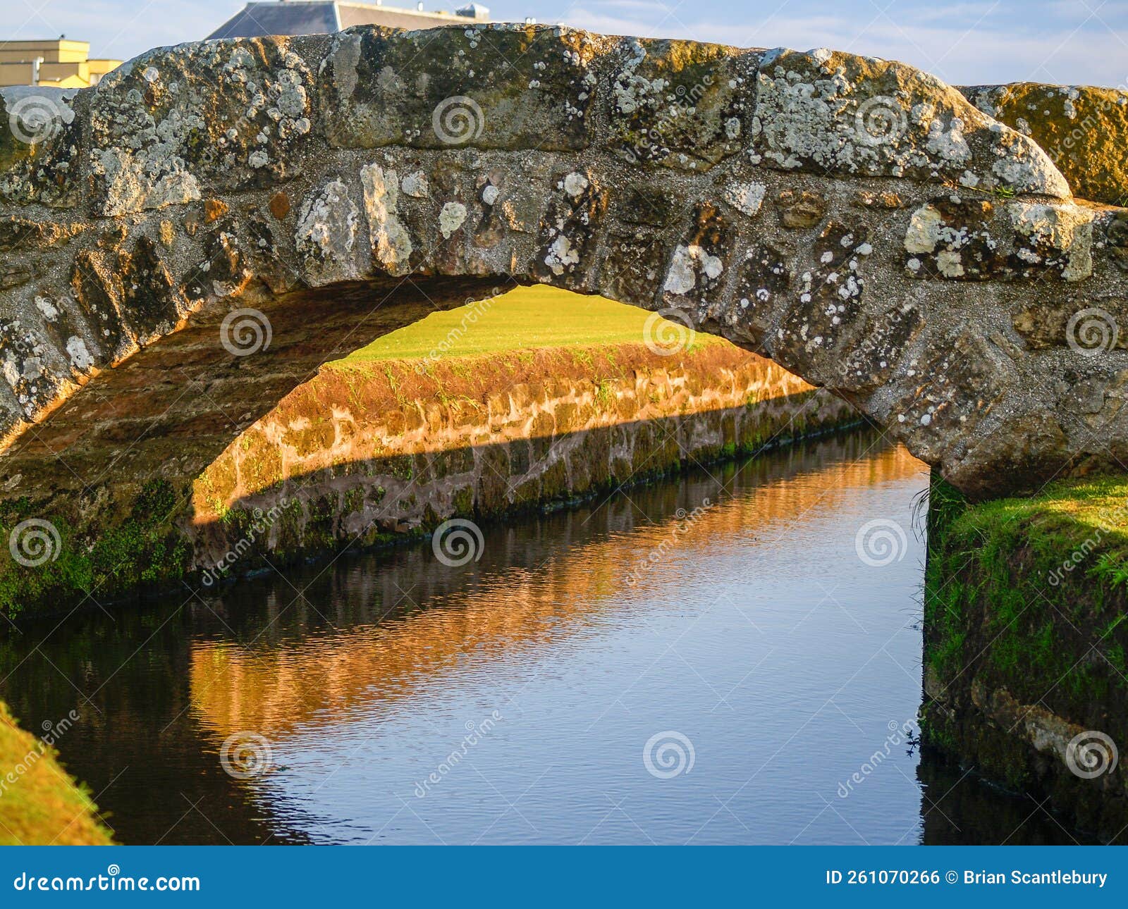 Small Stone Arch Bridge Over Creek Stock Photo - Image of beautiful ...