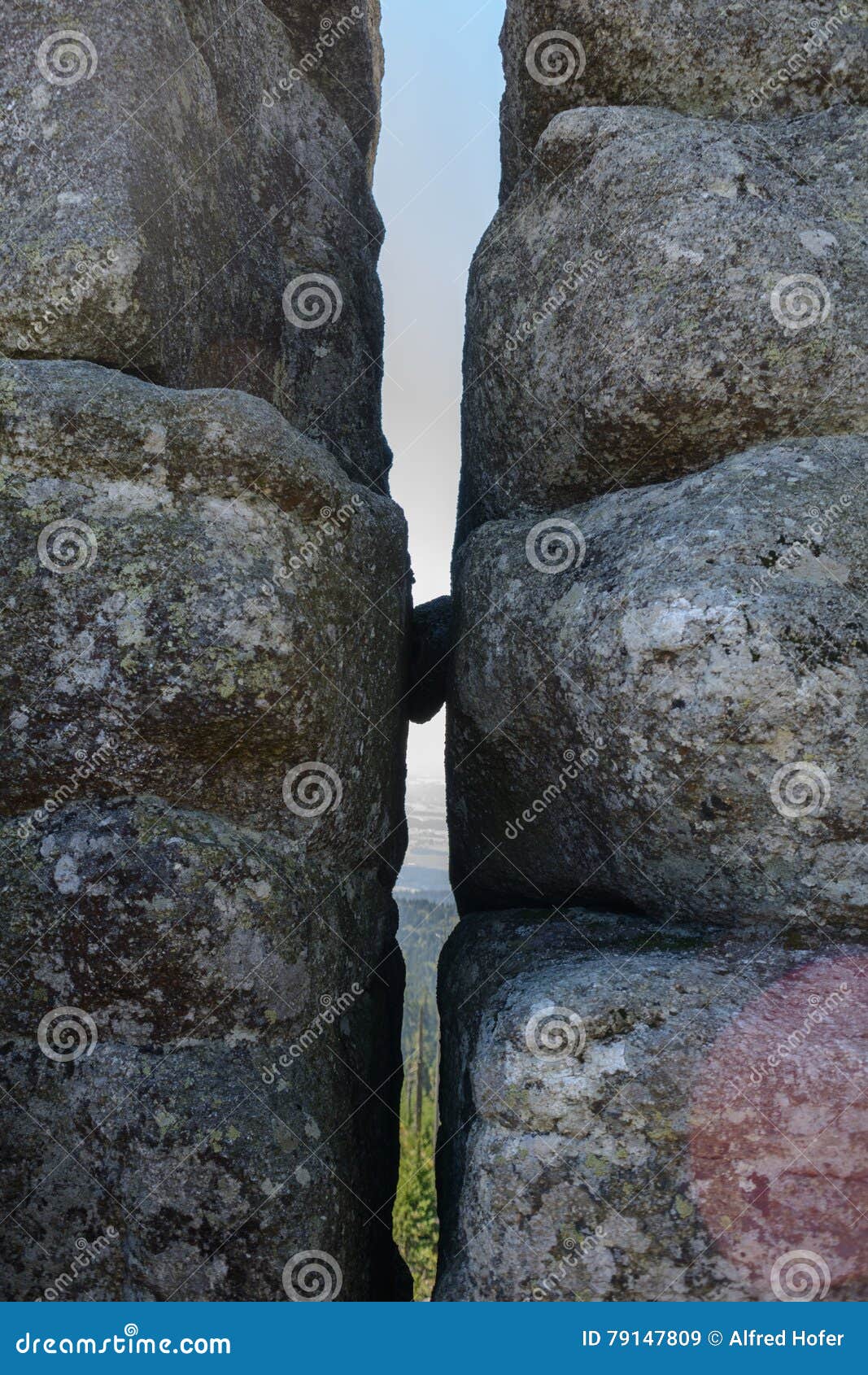 Small Stone between Big Boulders Stock Image - Image of reserve, cliff ...