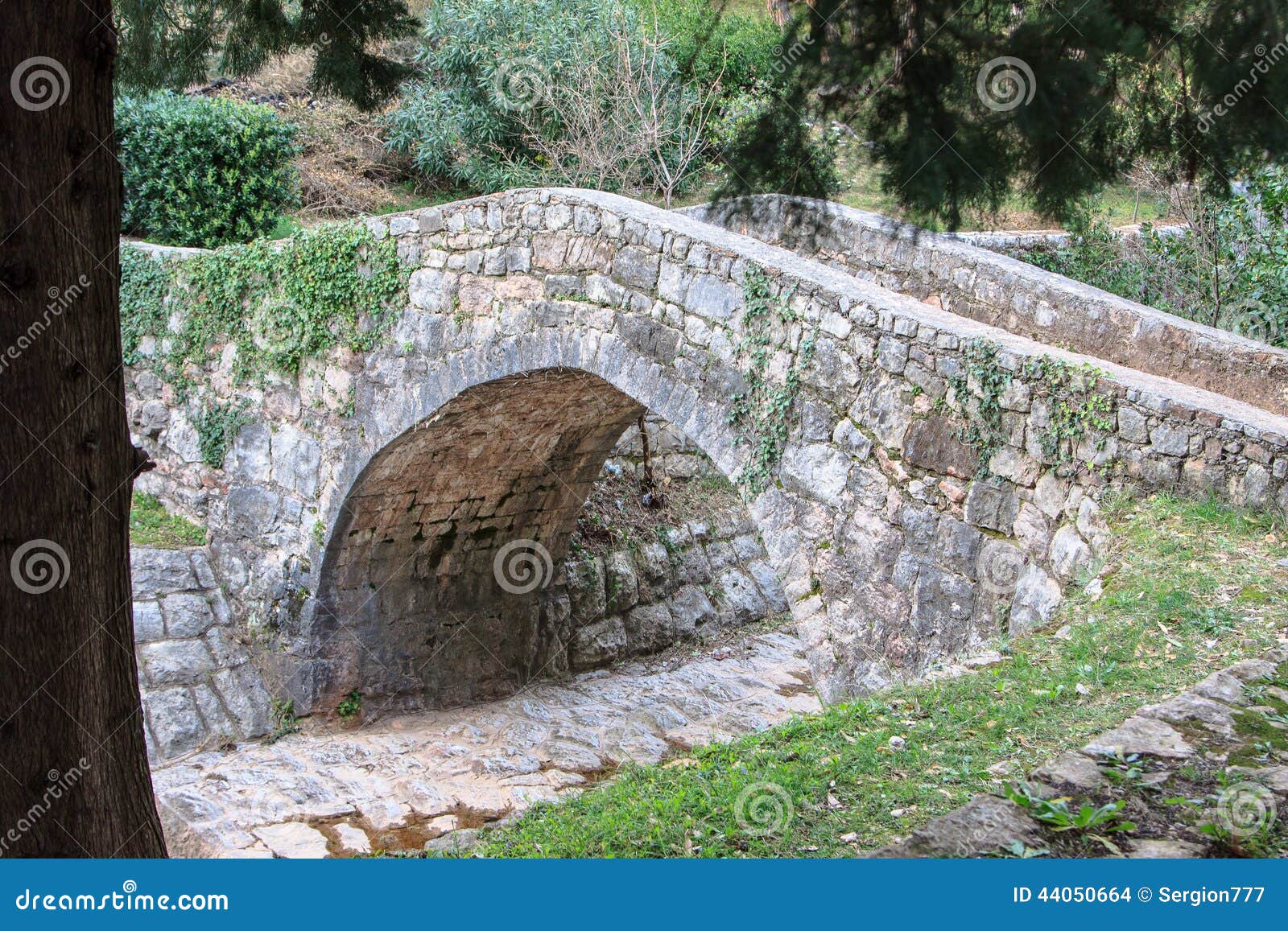 Small stone bridge stock photo. Image of arch, road, green - 44050664
