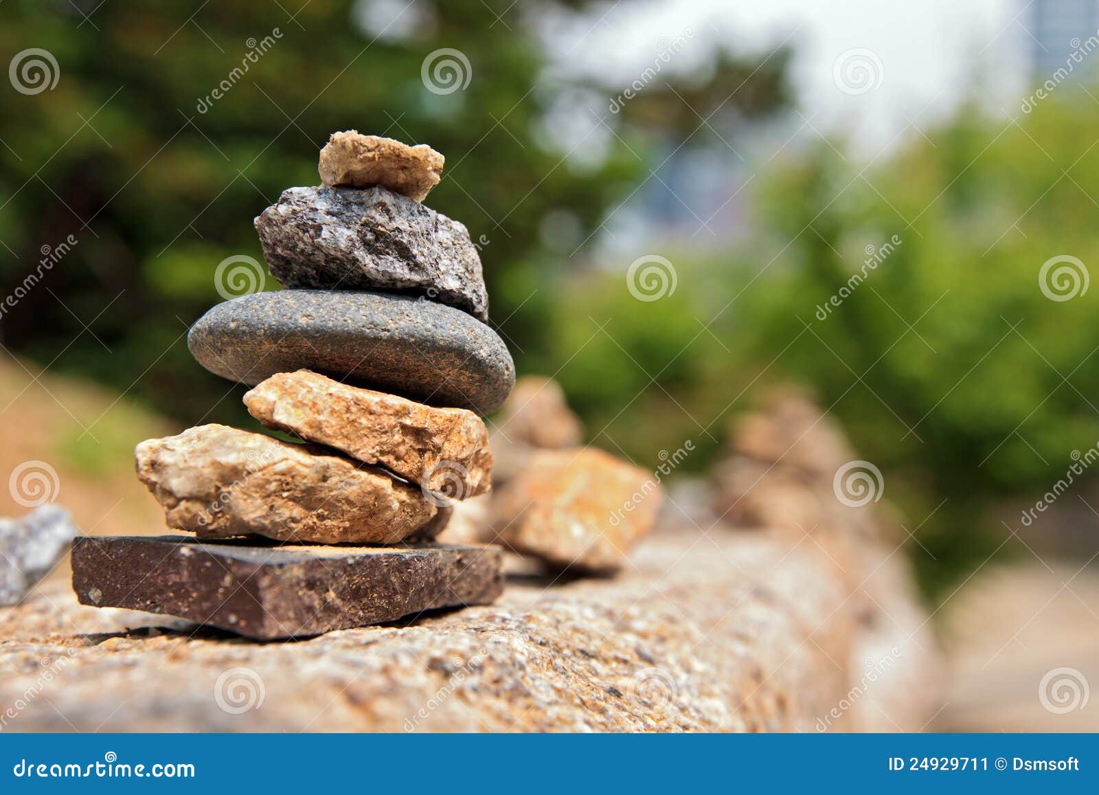 Small stone cairn stock image. Image of limestone, relax - 24929711