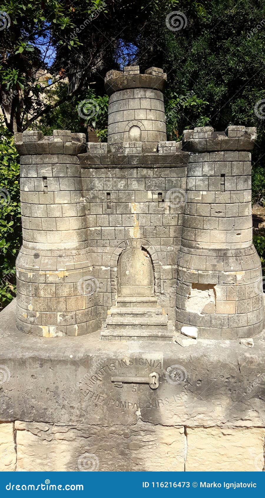 Small stone castle editorial stock photo. Image of valletta - 116216473