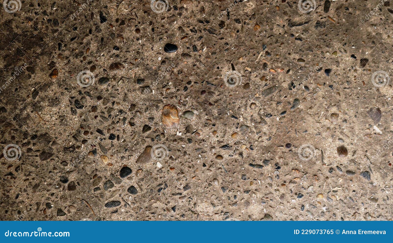 Small Stone in Cured Concrete Graphic Resource Stock Image - Image of ...