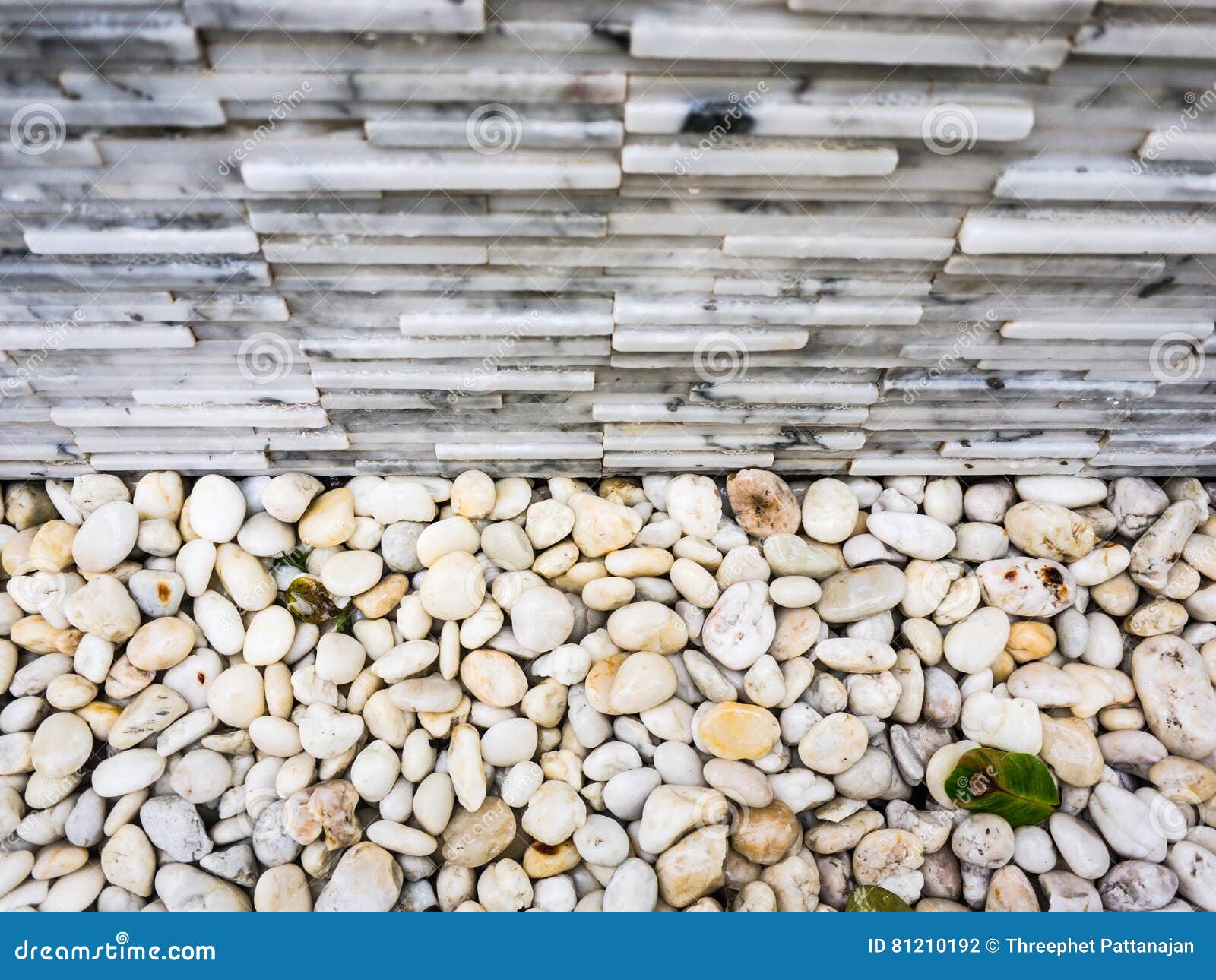 Small Stone and Grey Marbel Stone Texture Brick Wall Stock Photo ...