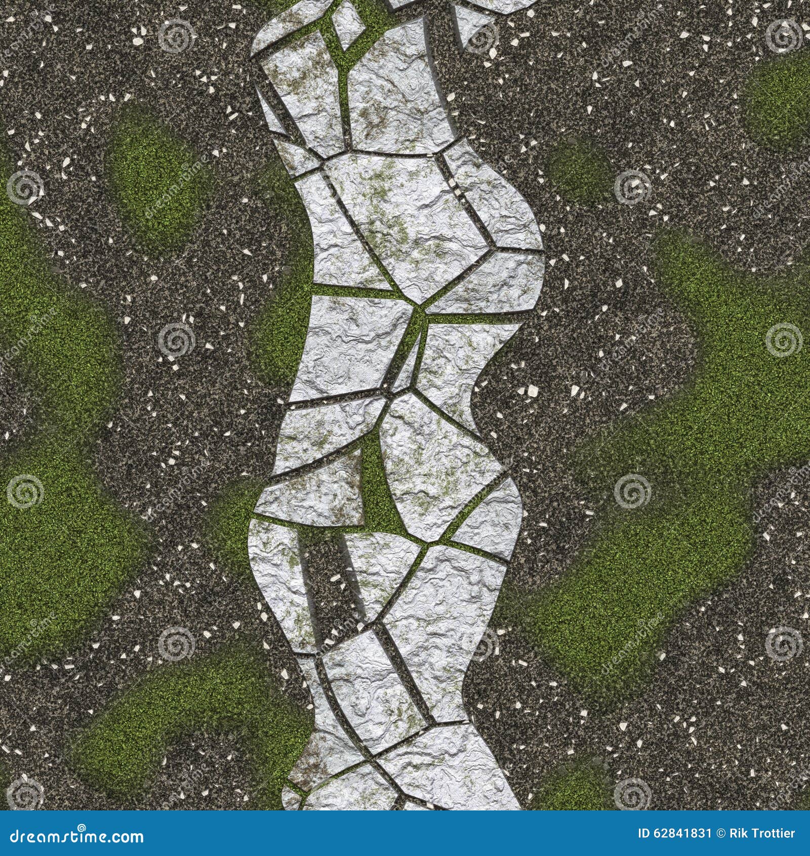 Small stone path stock illustration. Illustration of direction - 62841831