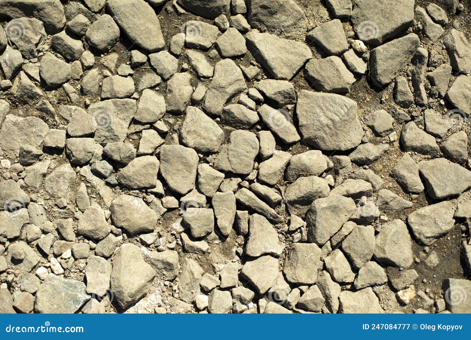 Small Stone on Road. Lots of Stones Stock Image - Image of floor ...