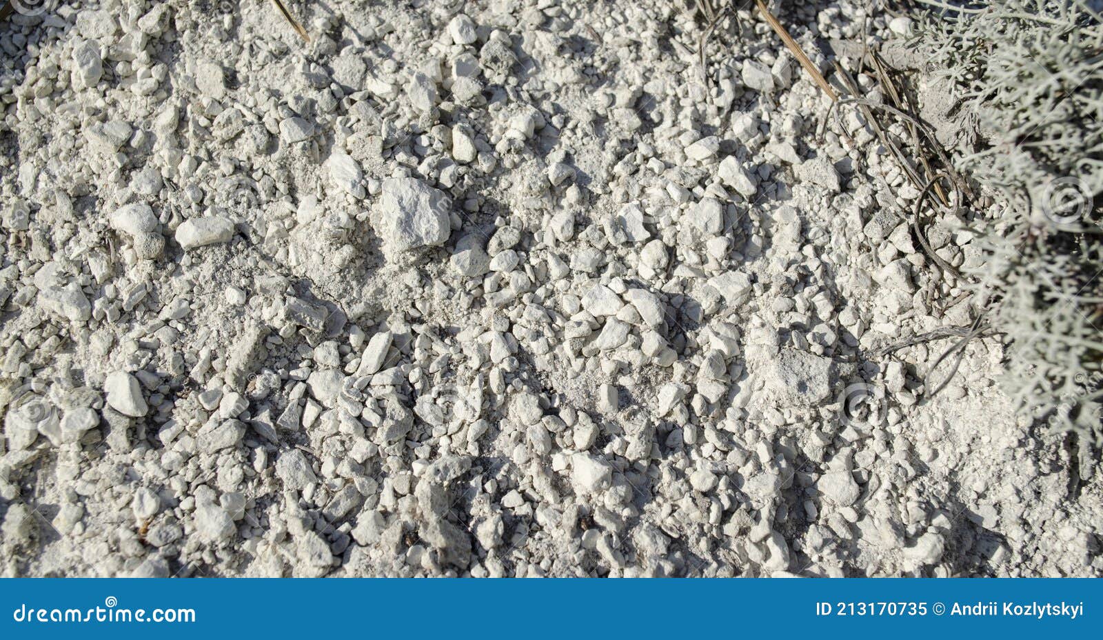 Small Stones of Natural Chalk. Chalk Mountain Texture. Native Chalk ...