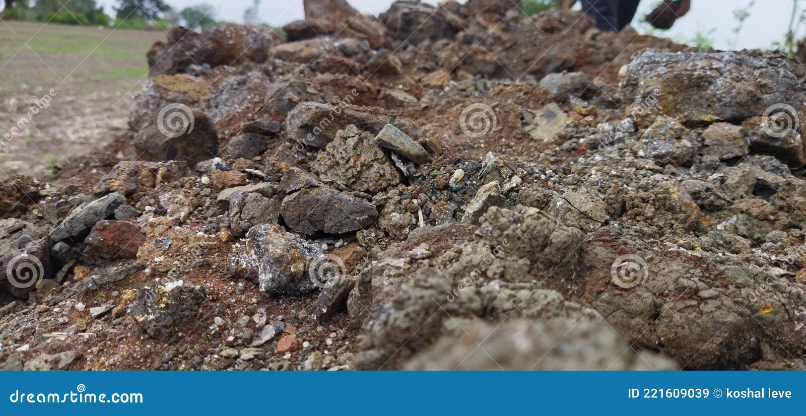 Small Stones Photoshoot Red Stones Stock Image - Image of geology, iron ...