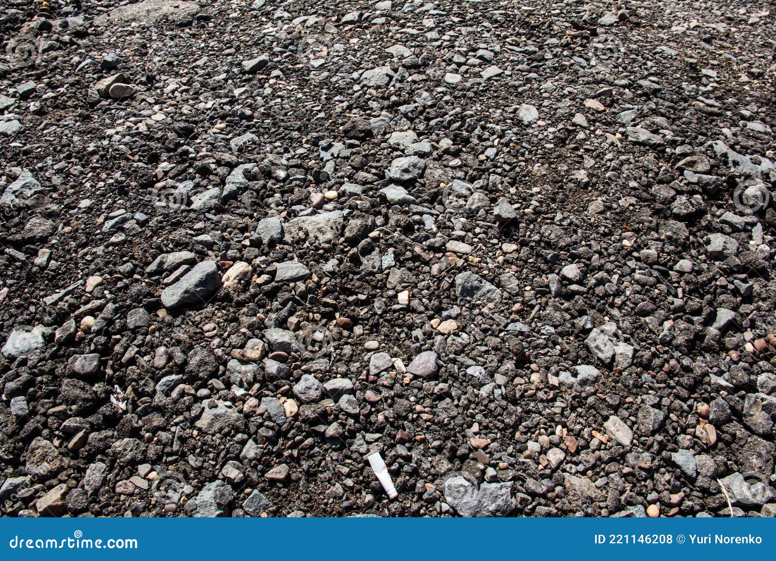 Small Stones Scattered on the Road Stock Photo - Image of background ...