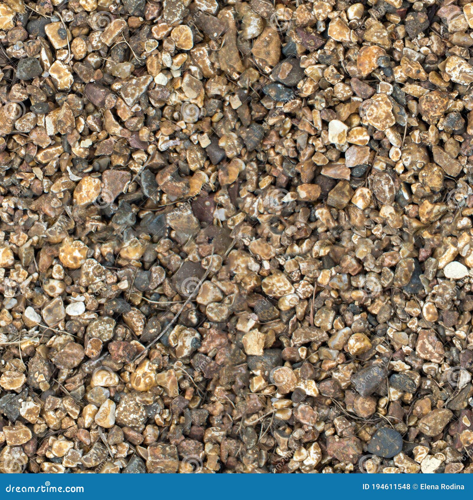 Small Stones of Seamless Texture. Seamless Surface Texture Covered with ...