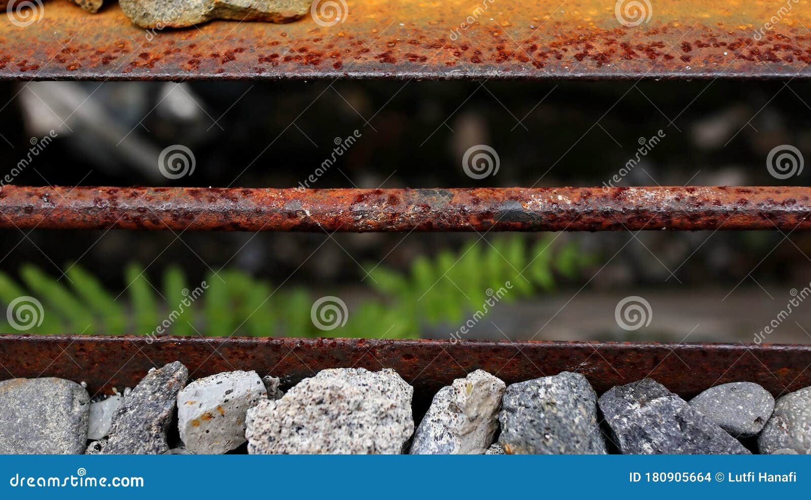 Small Stones Stuck in Rust Iron, Images Suitable for the Background ...