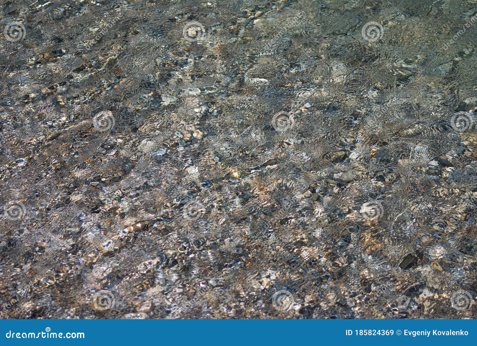 Small Stones Under the Water Surface Stock Image - Image of round ...