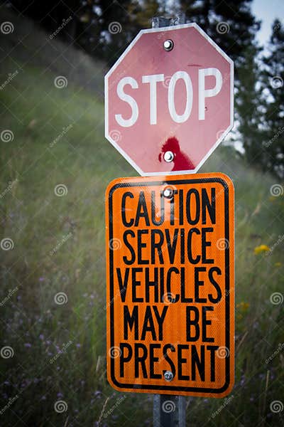 Small Stop Sign stock photo. Image of lomo, service, stop - 27634222