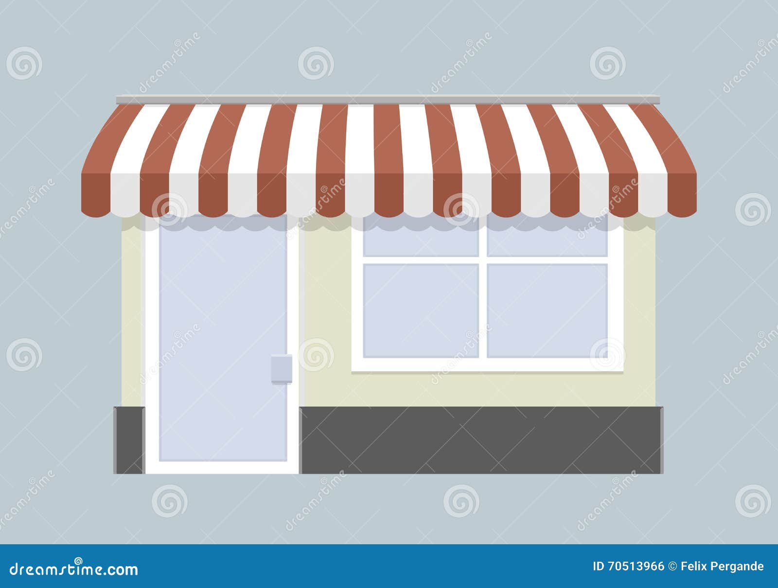 Small store front stock illustration. Illustration of modern - 70513966