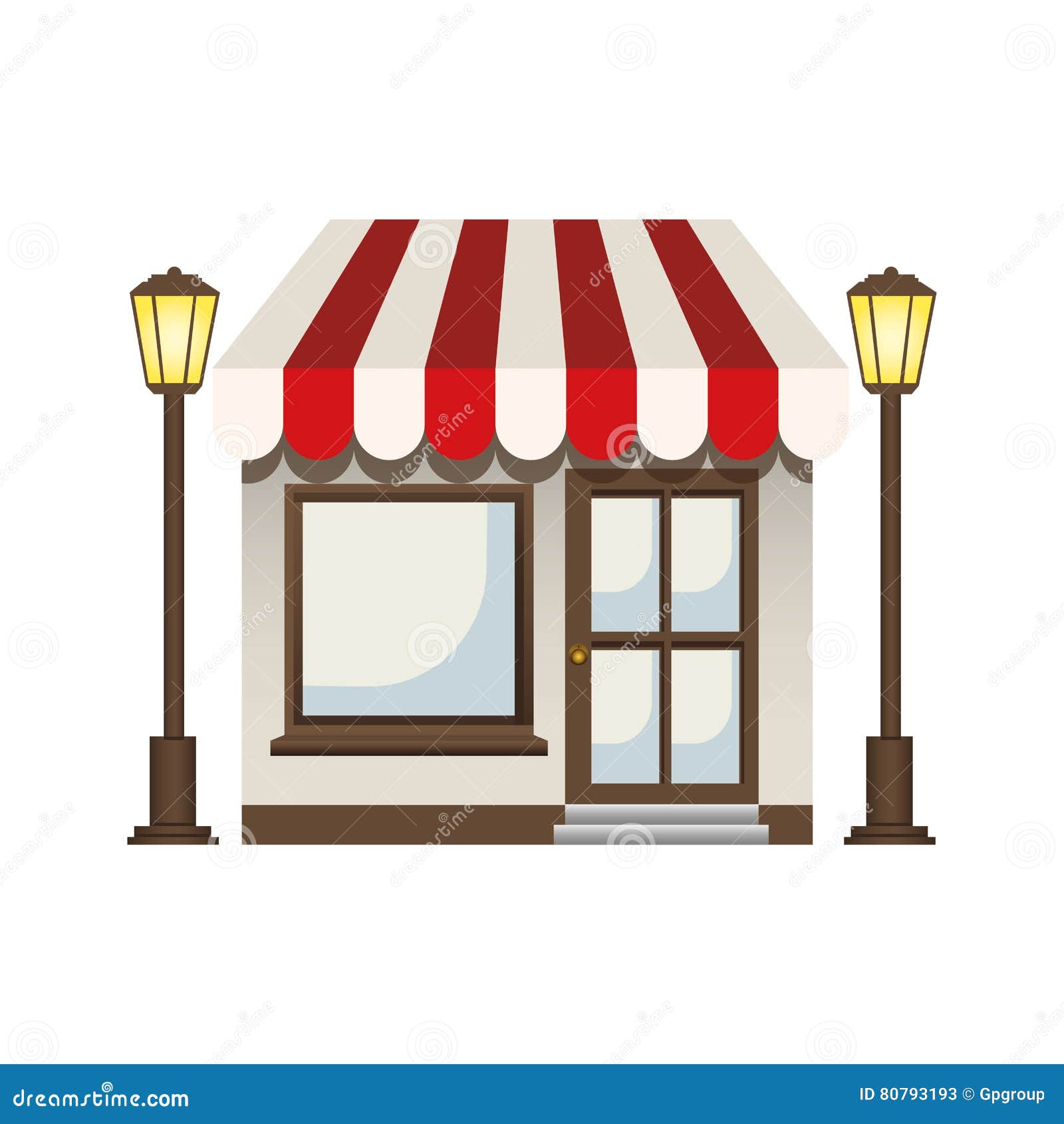 Small store icon image stock vector. Illustration of entrepreneur ...