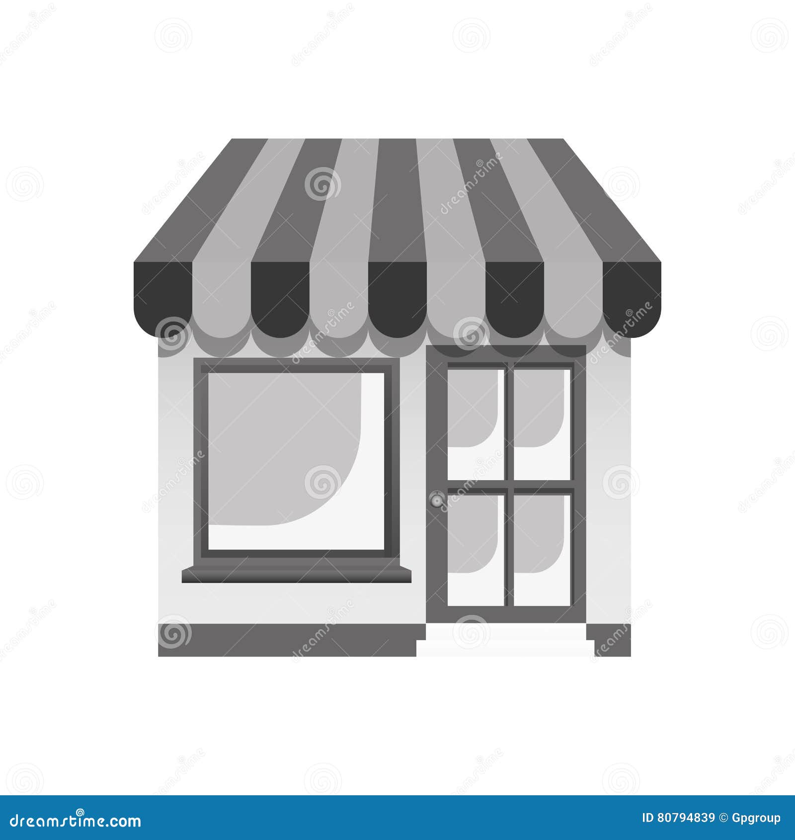 Small store icon image stock vector. Illustration of merchant - 80794839