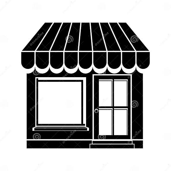 Small store icon image stock vector. Illustration of retail - 80795085