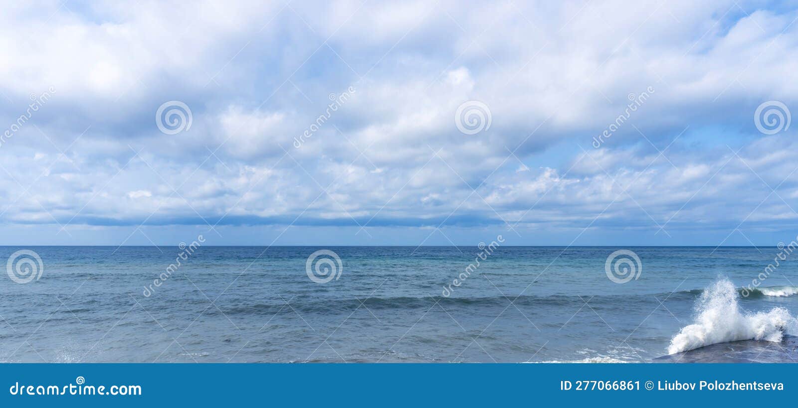 Small Storm on the Sea, Waves Hitting the Shore Stock Image - Image of ...