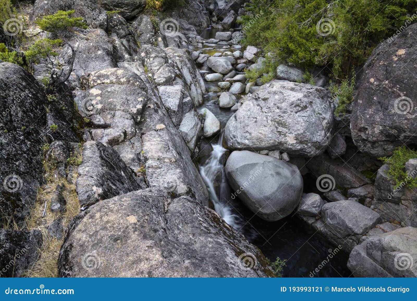 Stream Water on the Mountain Stock Image - Image of landscape, stream ...