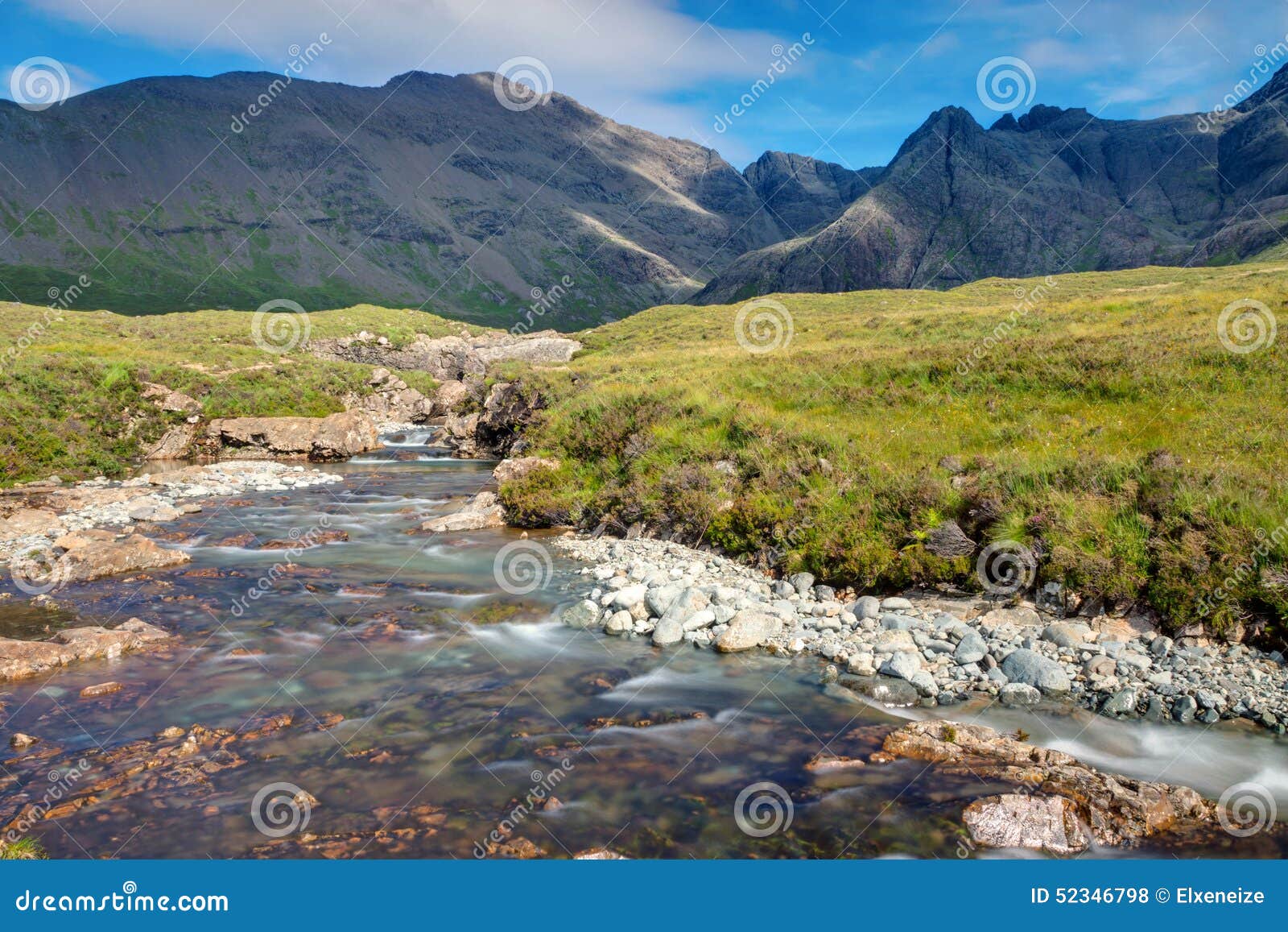 Small Stream on the Isle of Skye Stock Photo - Image of highlands ...