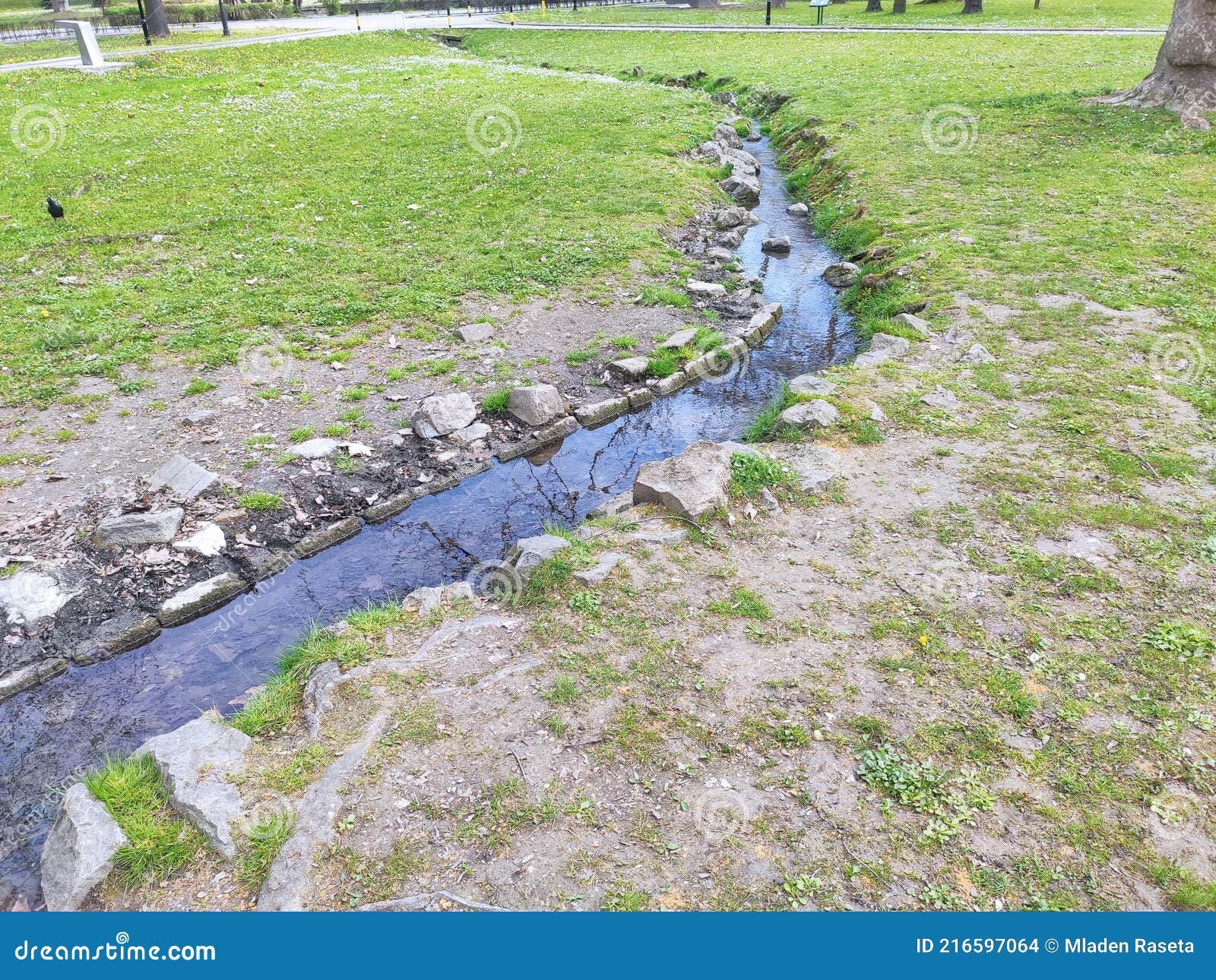 Small Stream Topciderski Park Belgrade Stock Photo - Image of belgrade ...