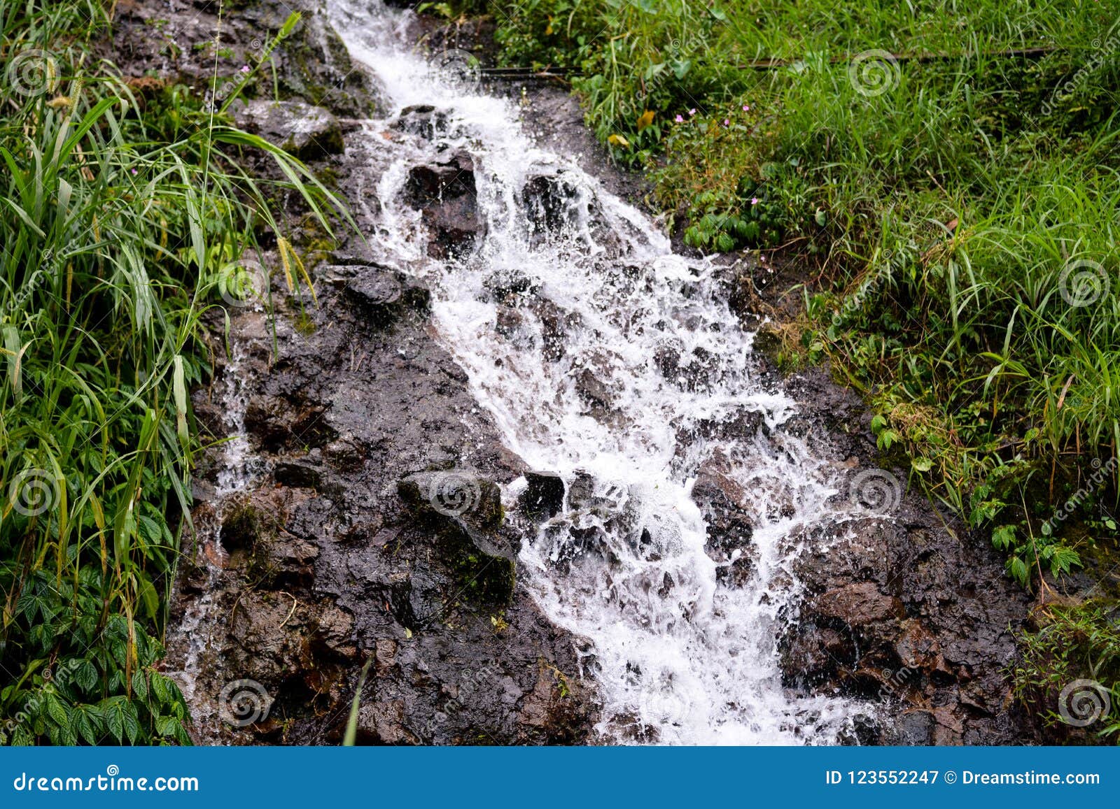 Small Stream of Water in Indonesia Stock Image - Image of water ...