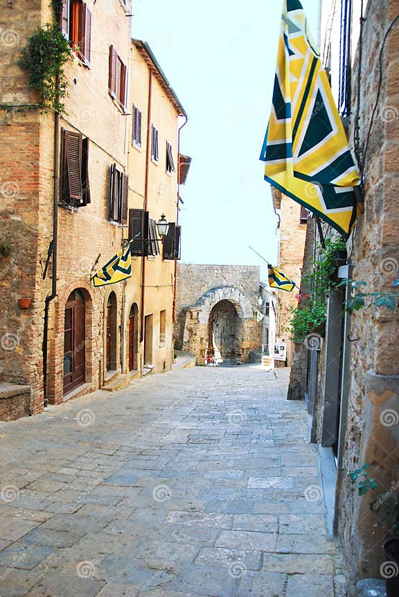Small street stock photo. Image of italy, gate, village - 6939610