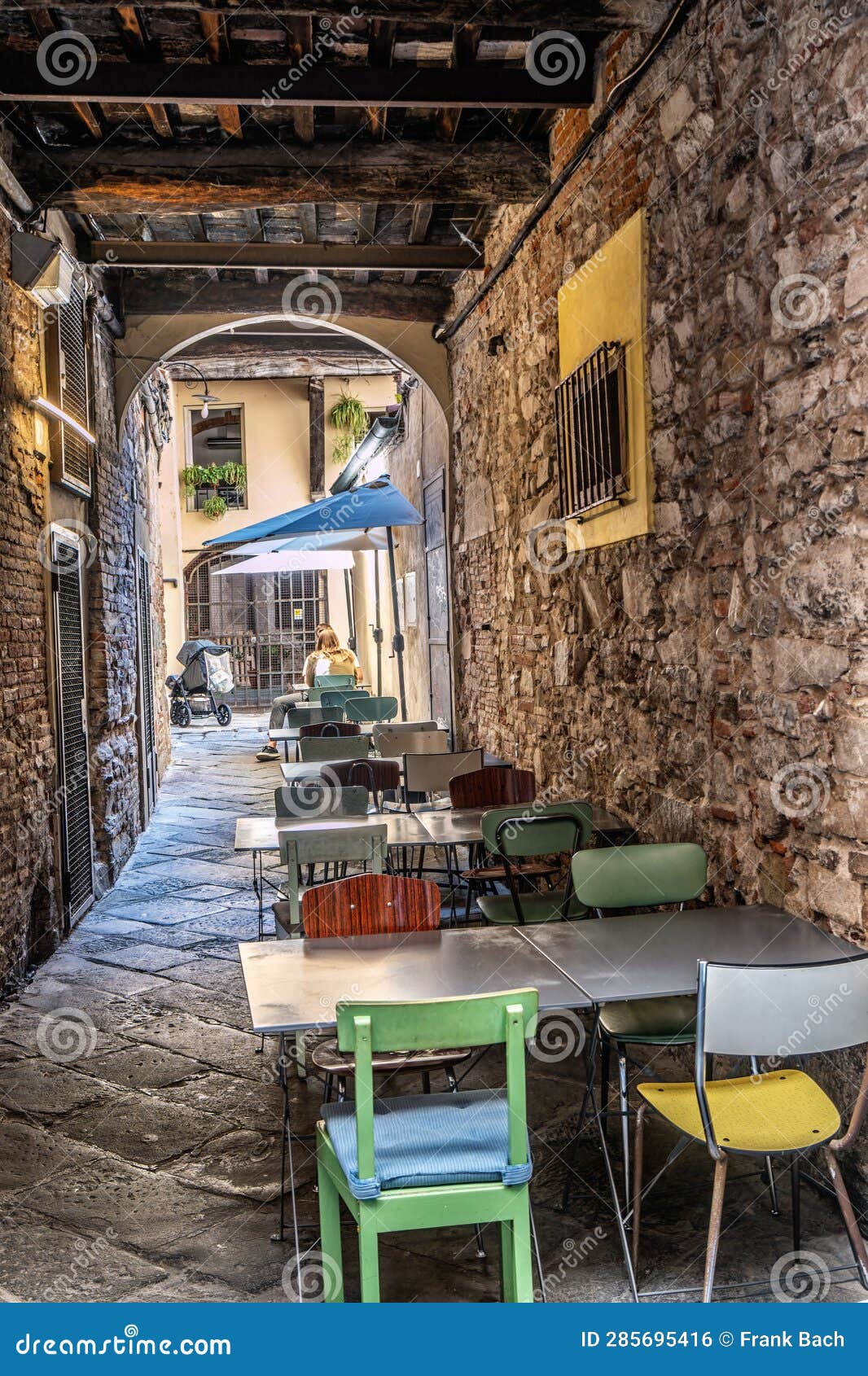Small Streets in Tuscan City of Lucca in Italy Editorial Photo - Image ...