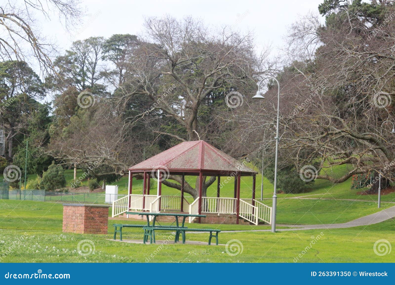 Small Structure Or Fort Made Out Of Sticks In The Forest Royalty-Free ...