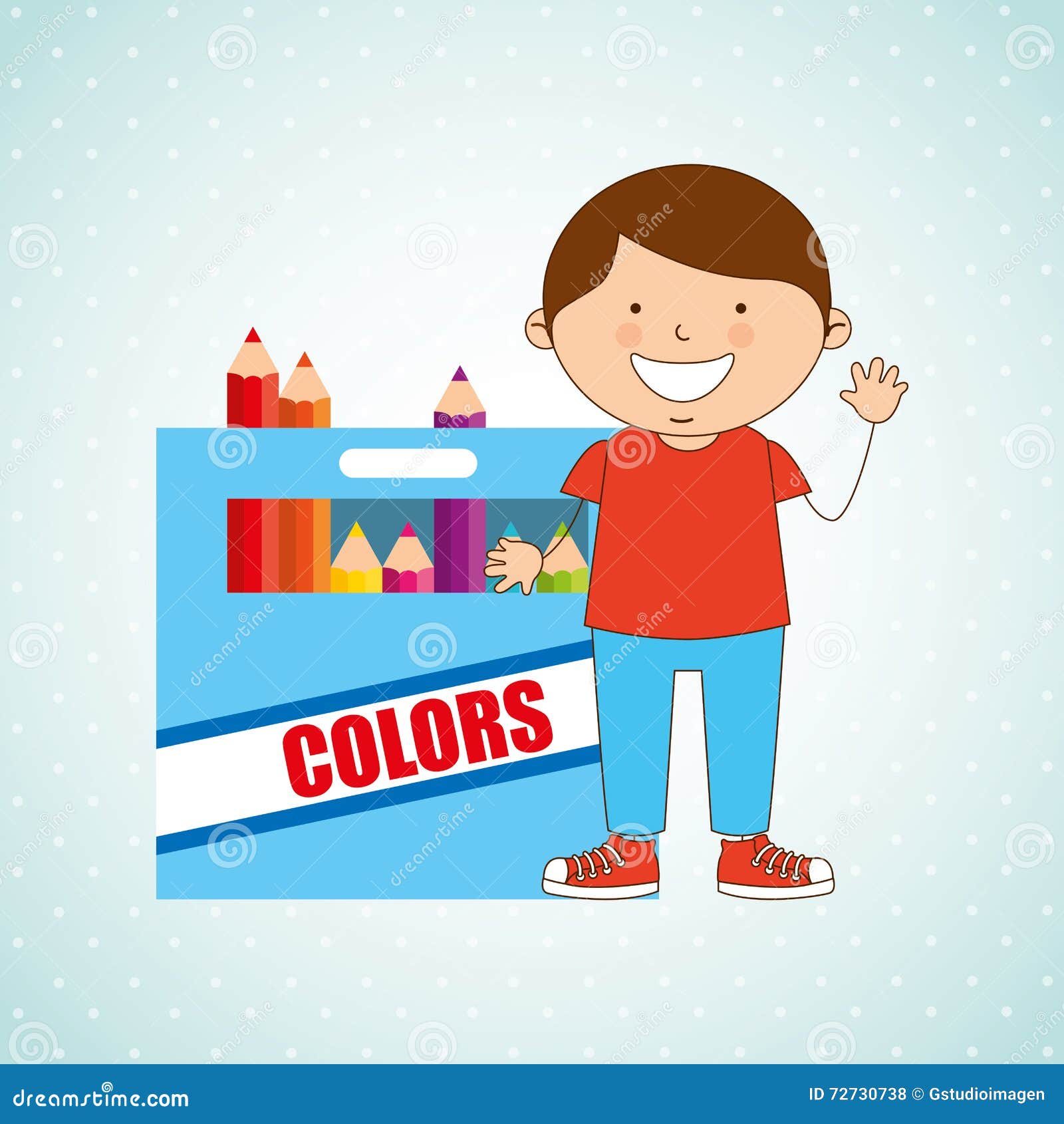 Small students design stock illustration. Illustration of character ...