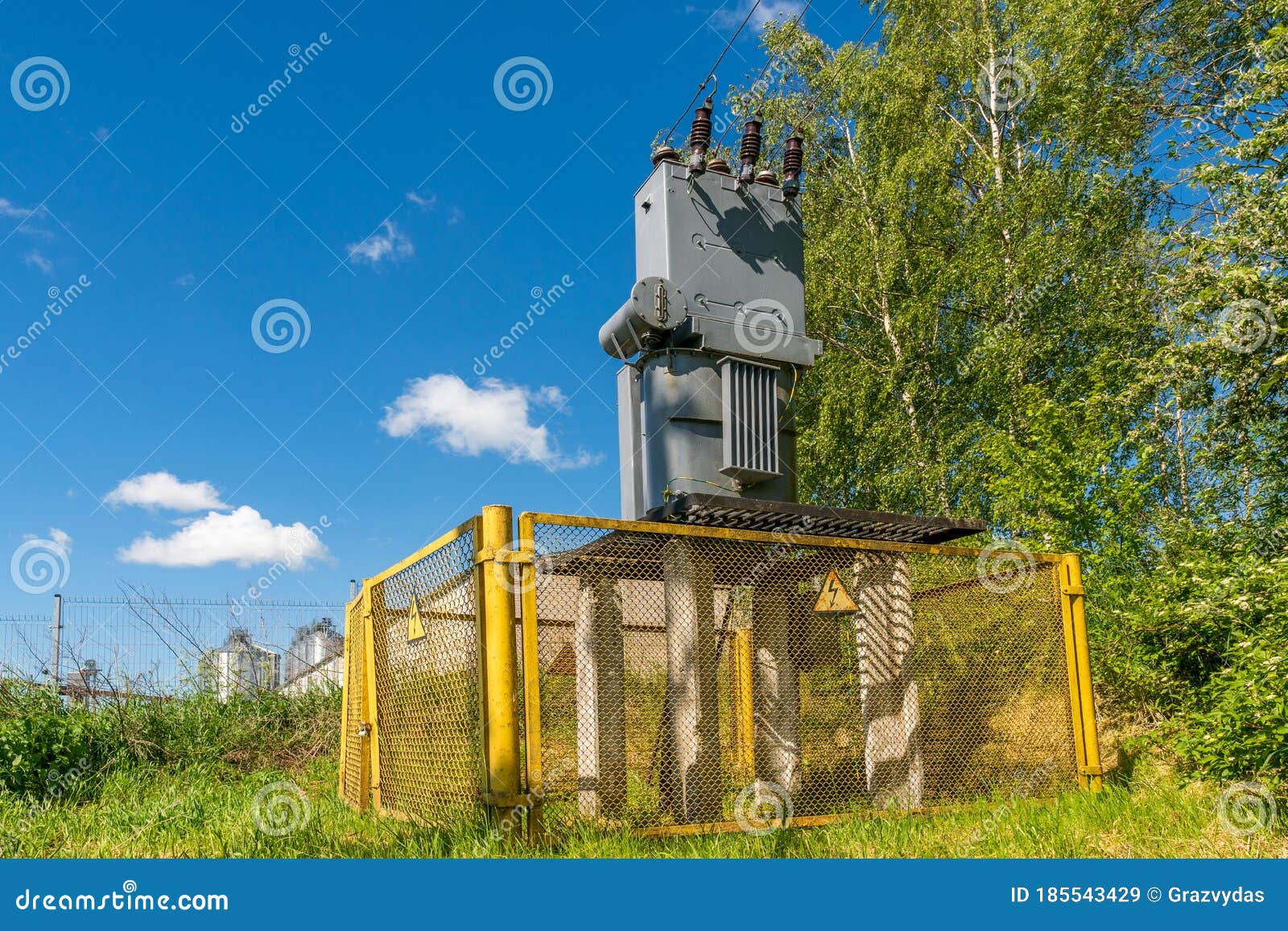 Substation, Transformer Royalty-Free Stock Photo | CartoonDealer.com ...