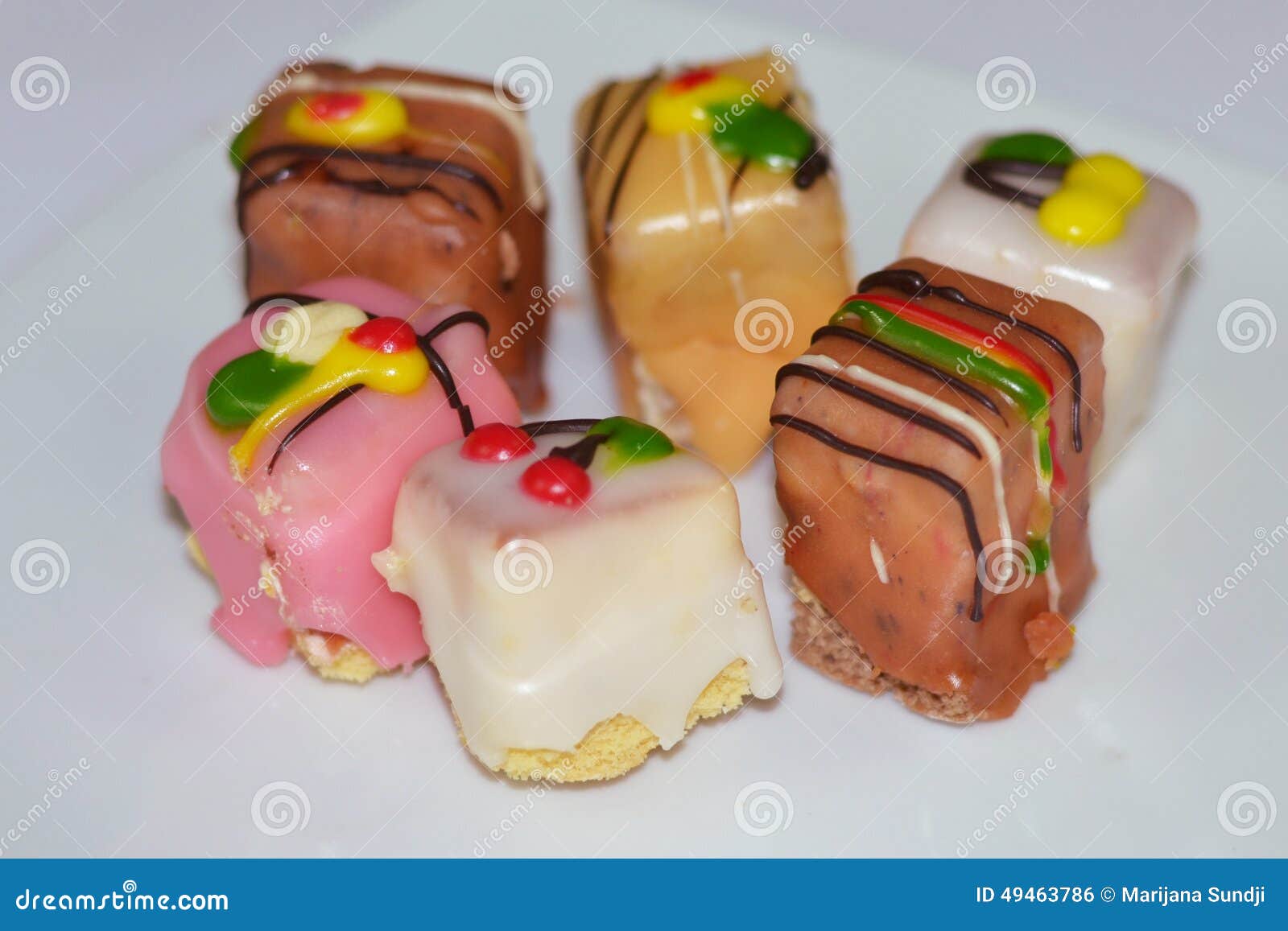 Small sweet cakes stock photo. Image of small, cakes - 49463786