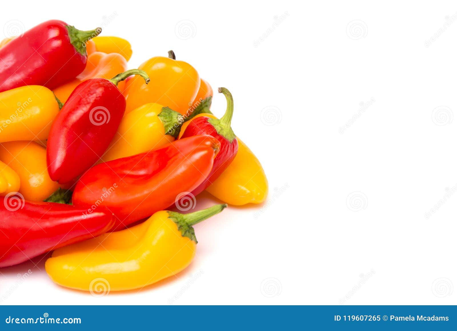 Small Sweet Peppers stock image. Image of organic, freshness - 119607265