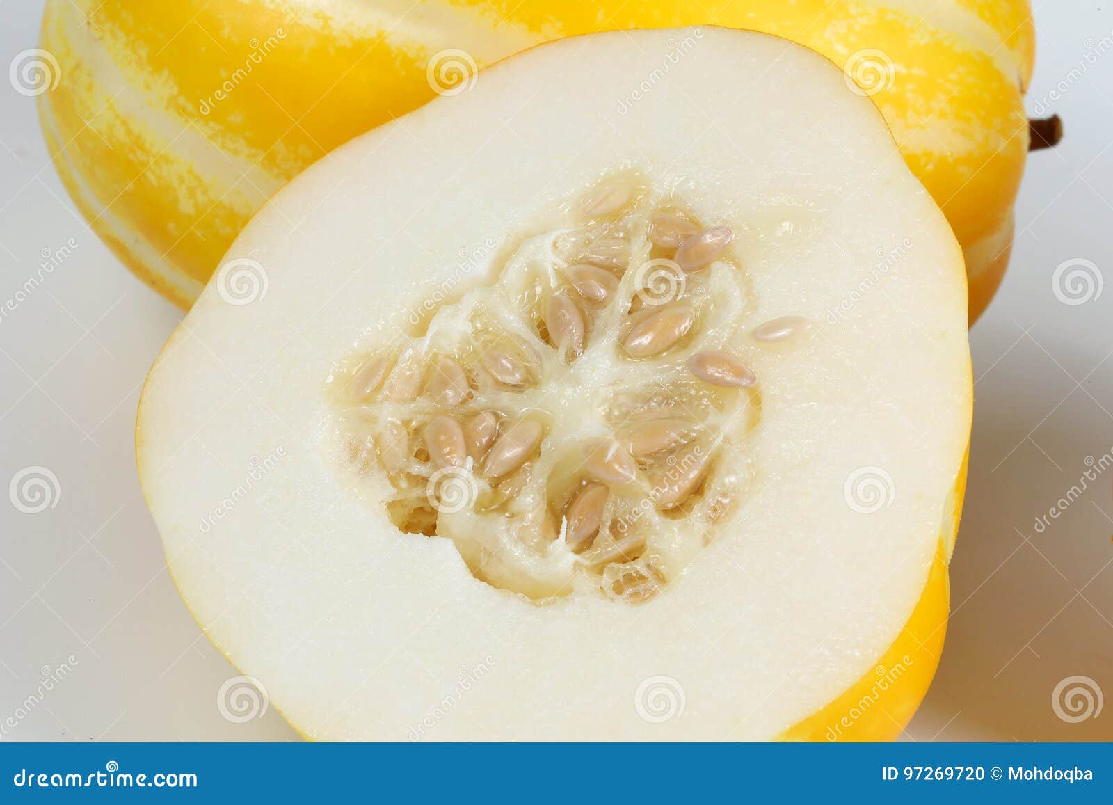 Small Sweet Yellow Melon stock photo. Image of natural - 97269720