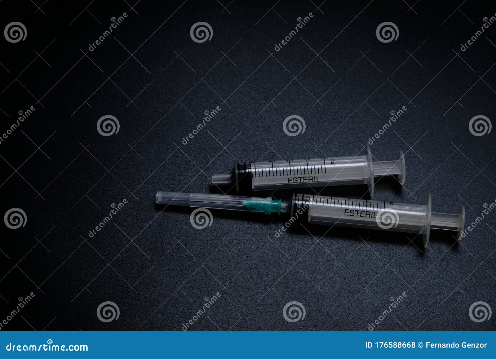 A Small Syringe into Which a Hollow, Sharp-pointed Bevel-cut Needle is ...