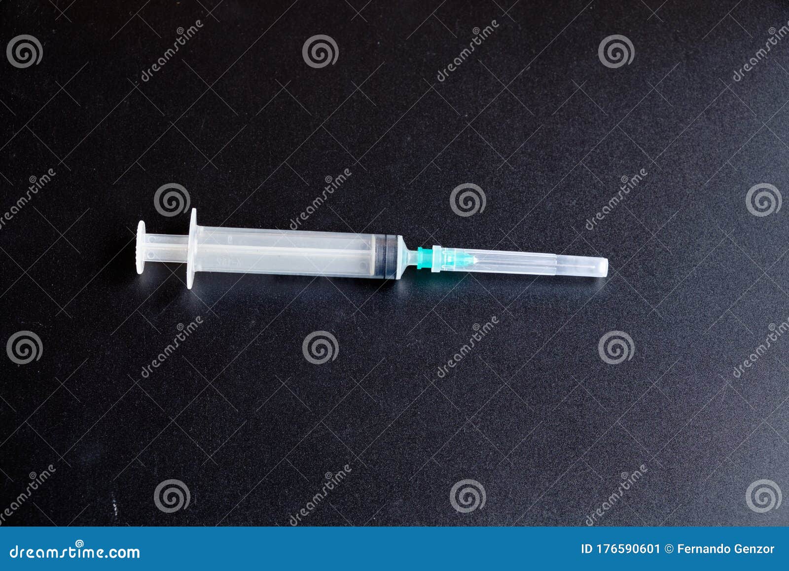 A Small Syringe into Which a Hollow, Sharp-pointed Bevel-cut Needle is ...