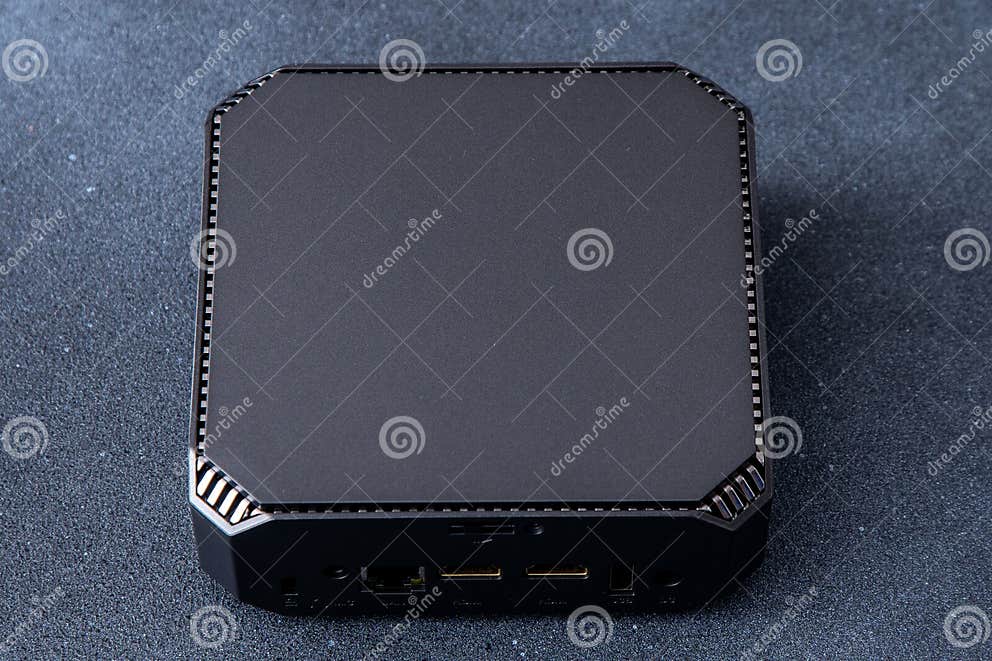 A Small System Unit of a Personal Computer. Compact Device. Stock Image ...