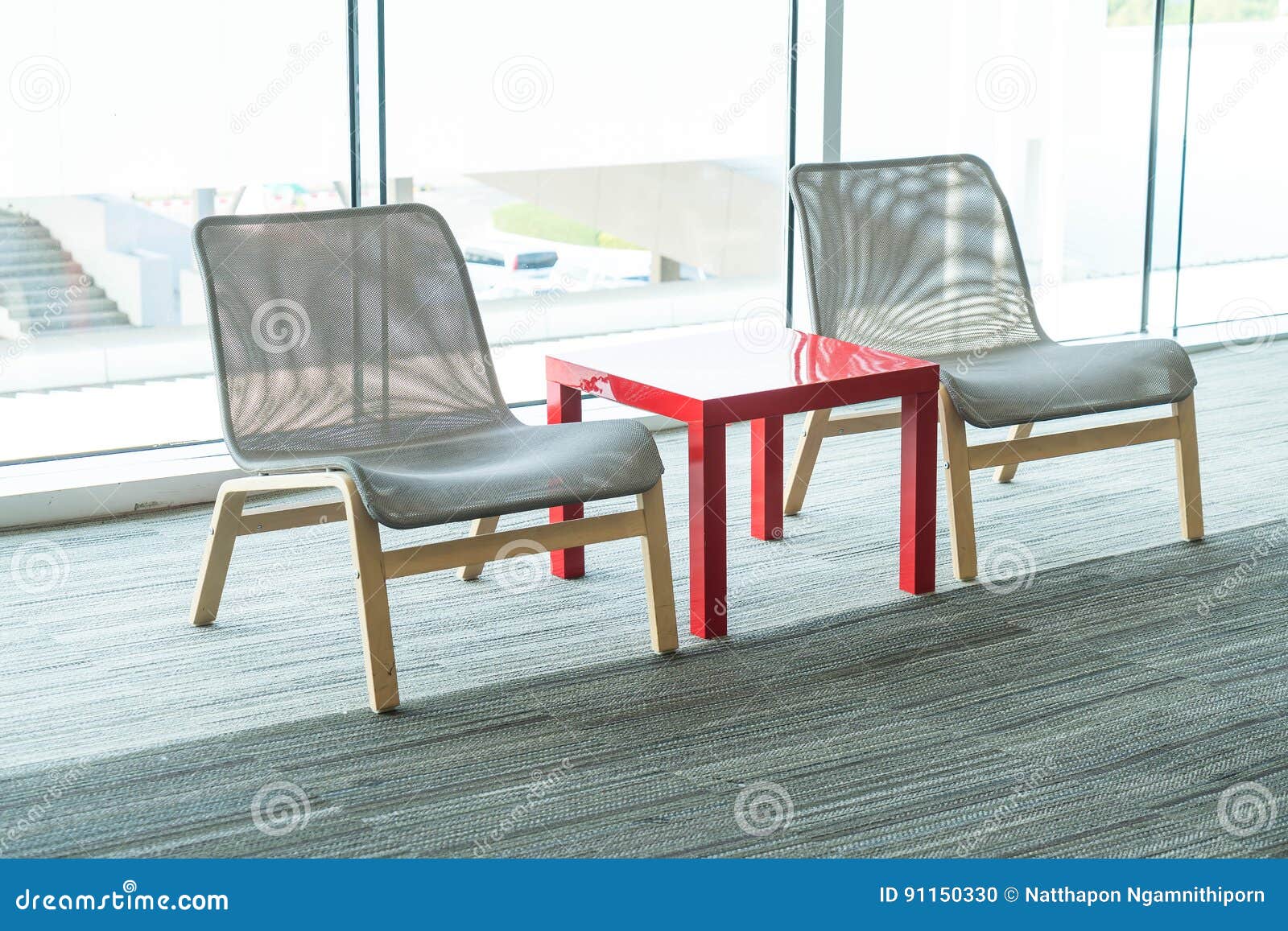 Small table and chairs stock photo. Image of room, empty - 91150330
