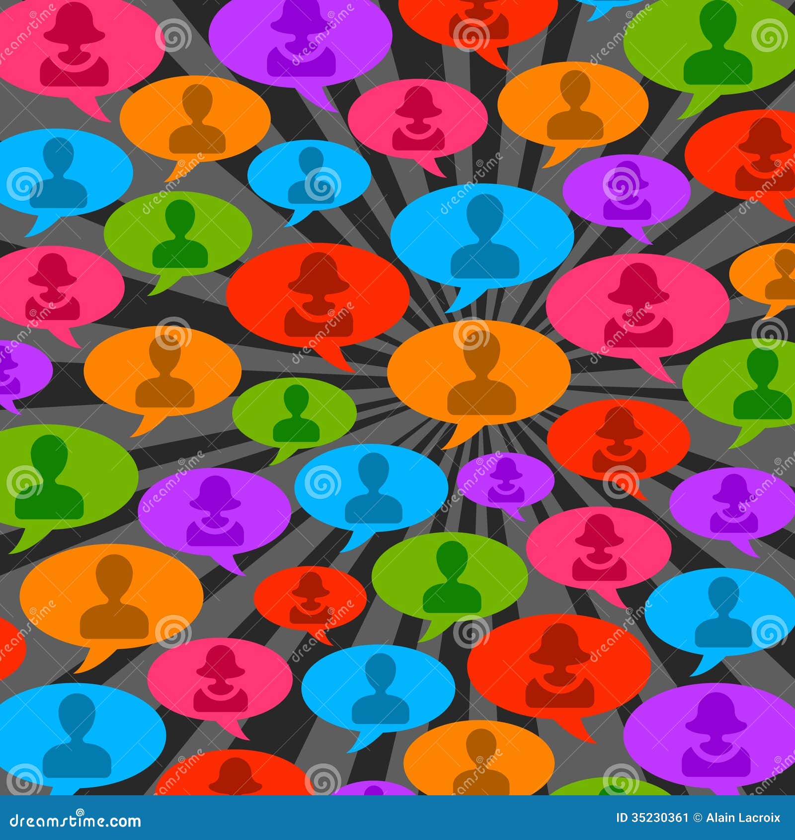 Small talk stock illustration. Illustration of communication - 35230361